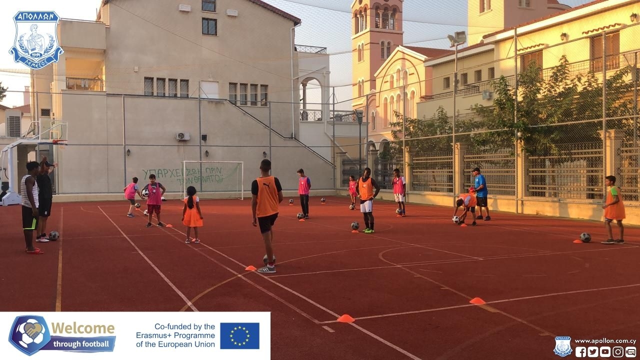 Apollon FC participates to CSR program “Welcome Through Football ...