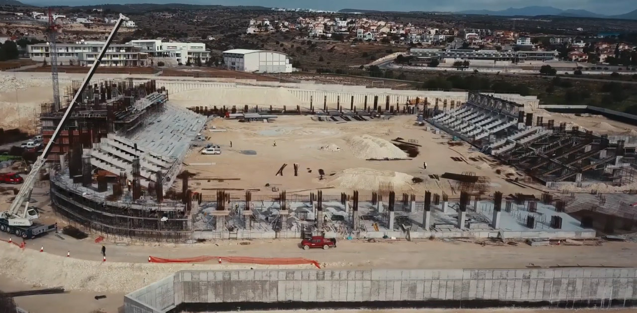 Δύο χρόνια εργασιών στο Limassol Arena - Apollon FC