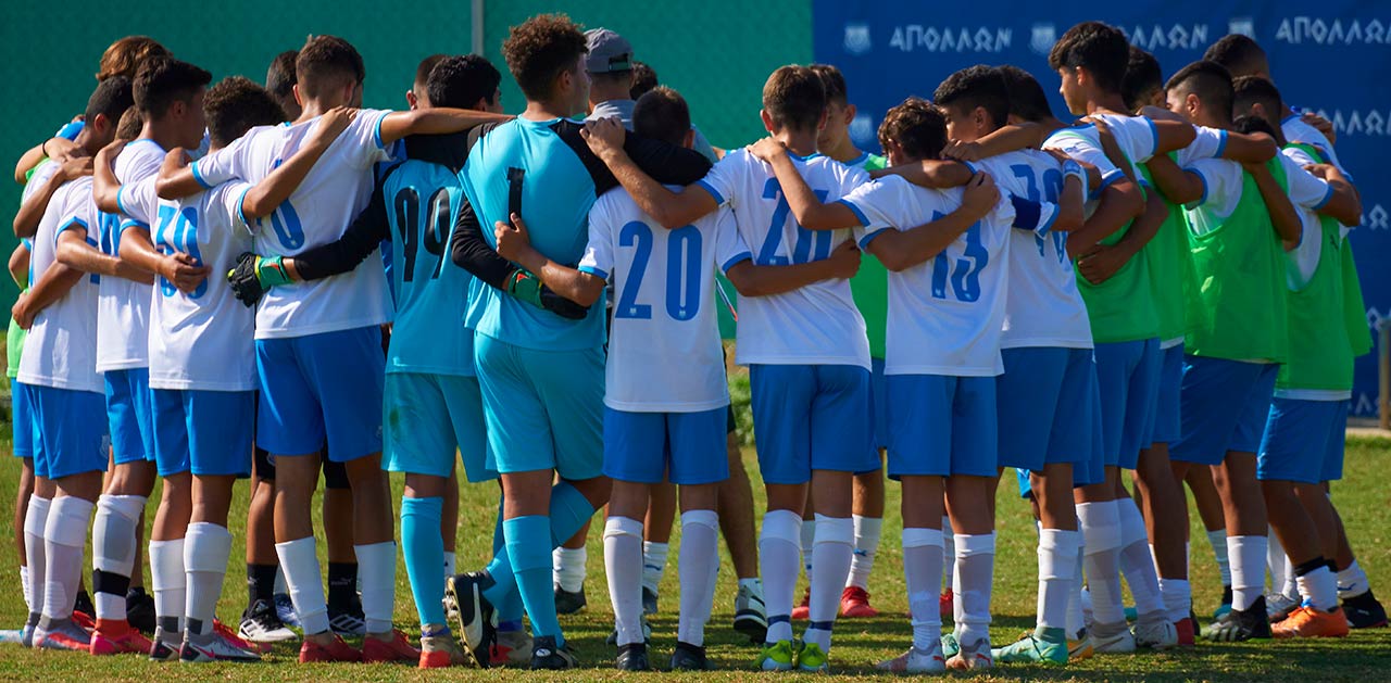 The Apollon Academy schedule (23-24/10) - Apollon FC