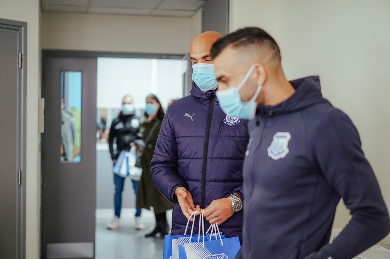 Visit to the pediatric department of the Limassol general hospital ...