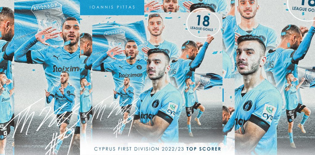 Ioannis Pittas is the top goal scorer of Cyta Championship - Apollon FC